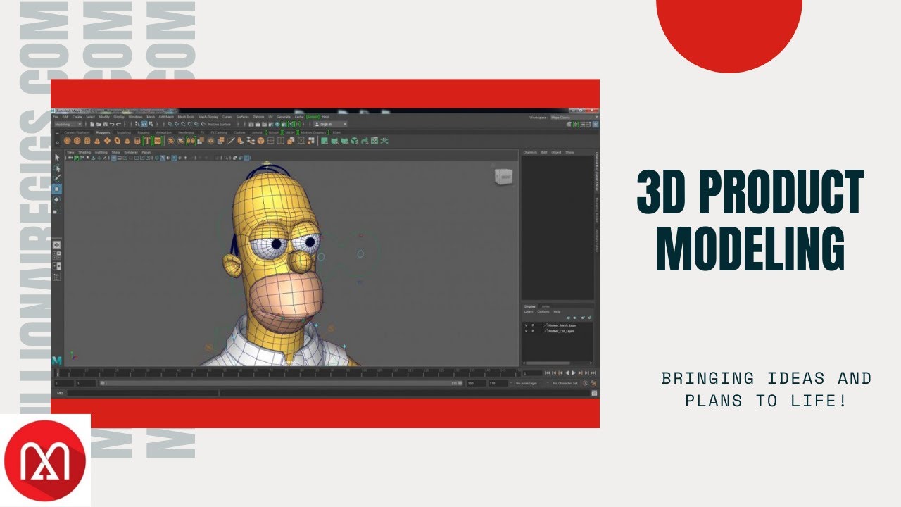 Gigs In 3D Modeling & Design - YouTube