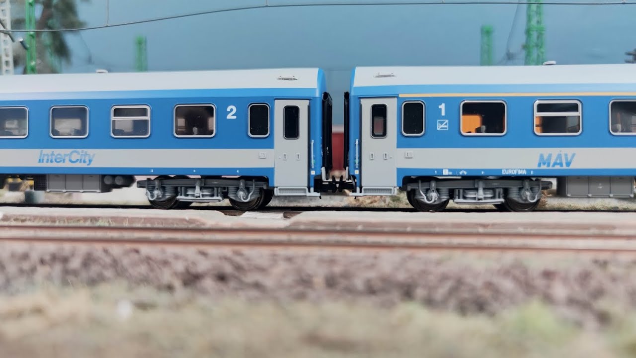 ACME Rába InterCity szett a terepsztalon #train #railway #h0scale # ...