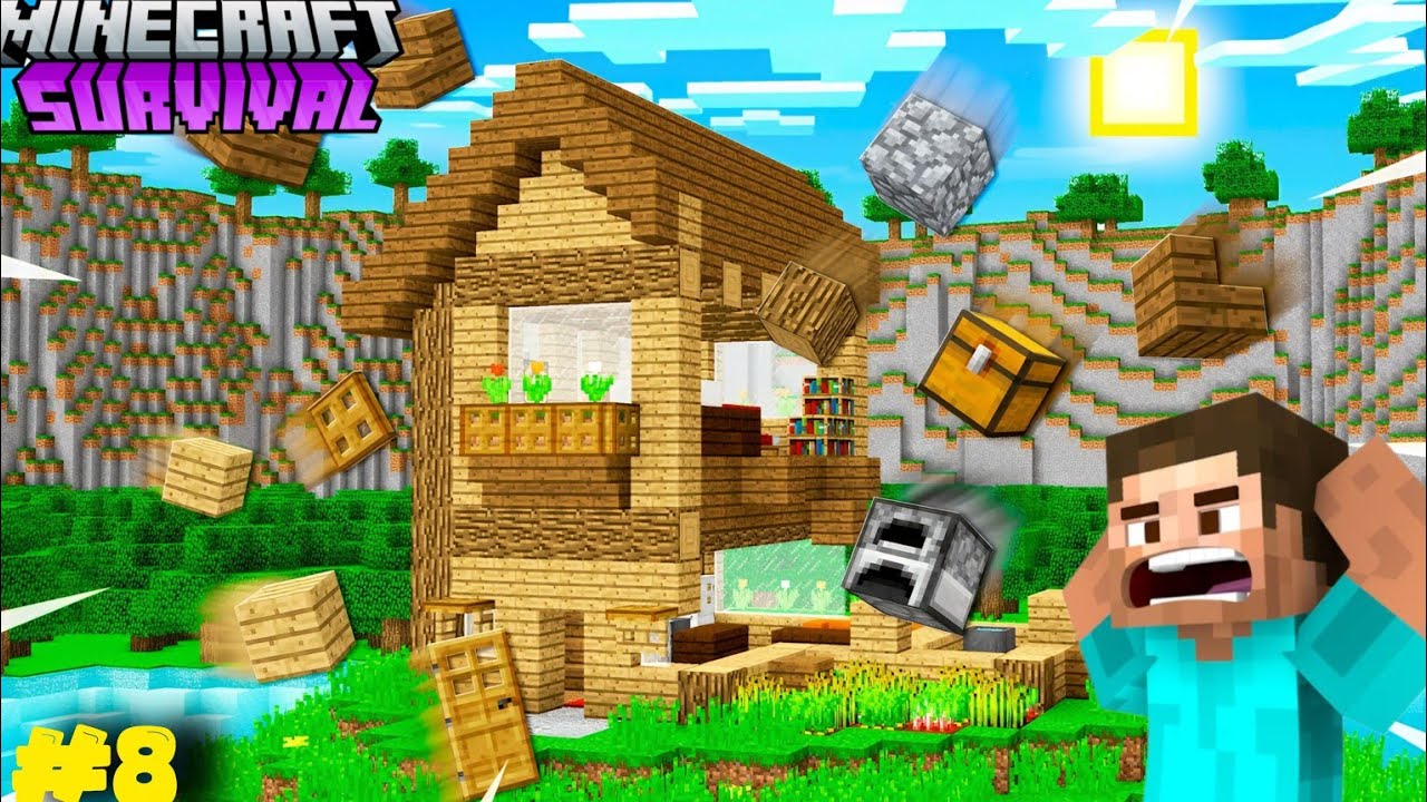 I Finally DESTROYED My Old House in Minecraft! (EP 8)" - YouTube