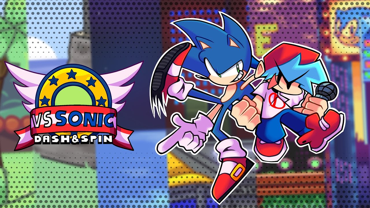 Friday Night Funkin Vs Sonic Dash & Spin FULL WEEK (FNF Mod) (Sonic The ...
