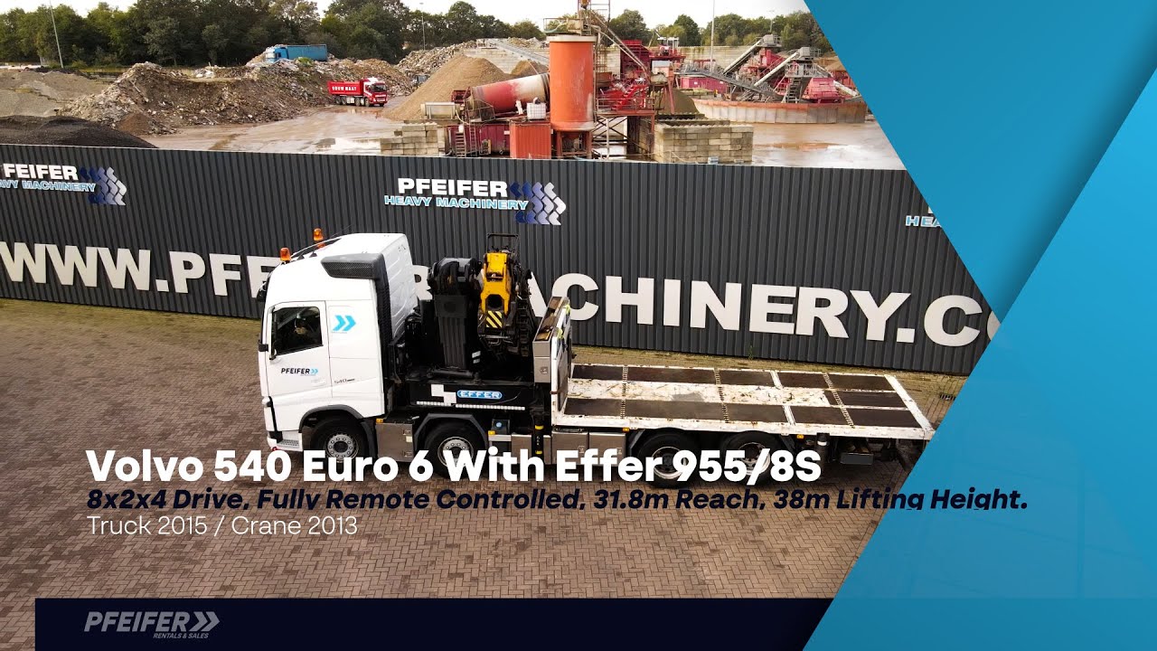 Volvo 540 Euro 6 With Effer 955/8S 2015 - YouTube