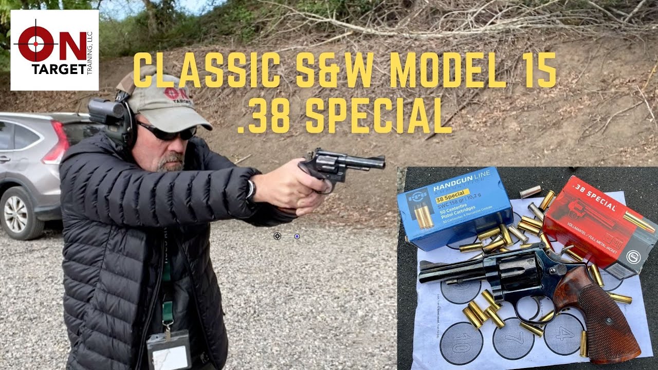 Smith & Wesson Model 15, K-38 Combat Masterpiece - YouTube
