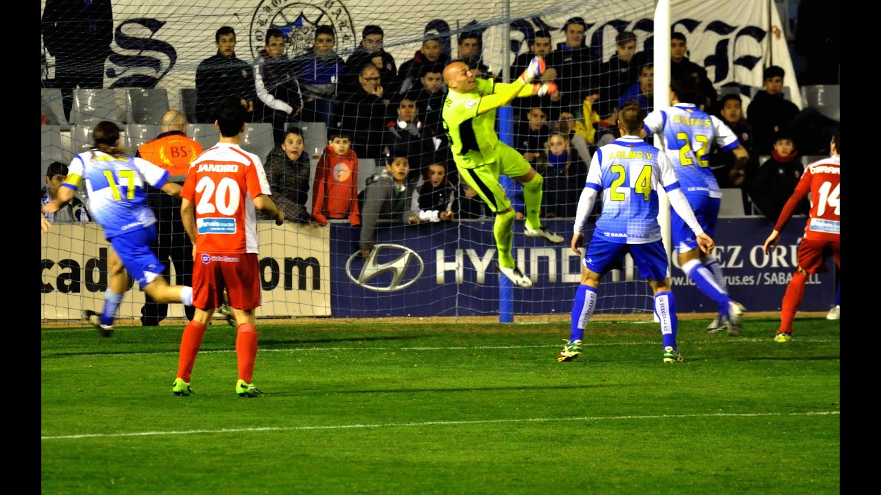 CE Sabadell - Girona CF 08/03/2014 - YouTube
