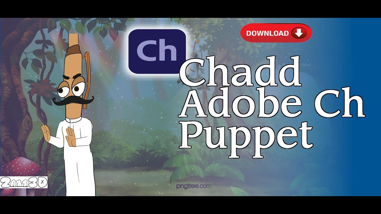 Chadd Adobe Character Animator Puppet Download(CH Puppet) - YouTube