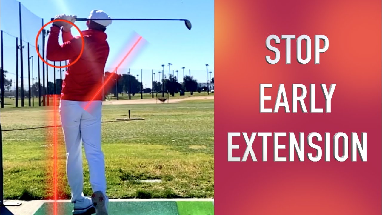 My Best Golf Swing Stop Early Extension Youtube