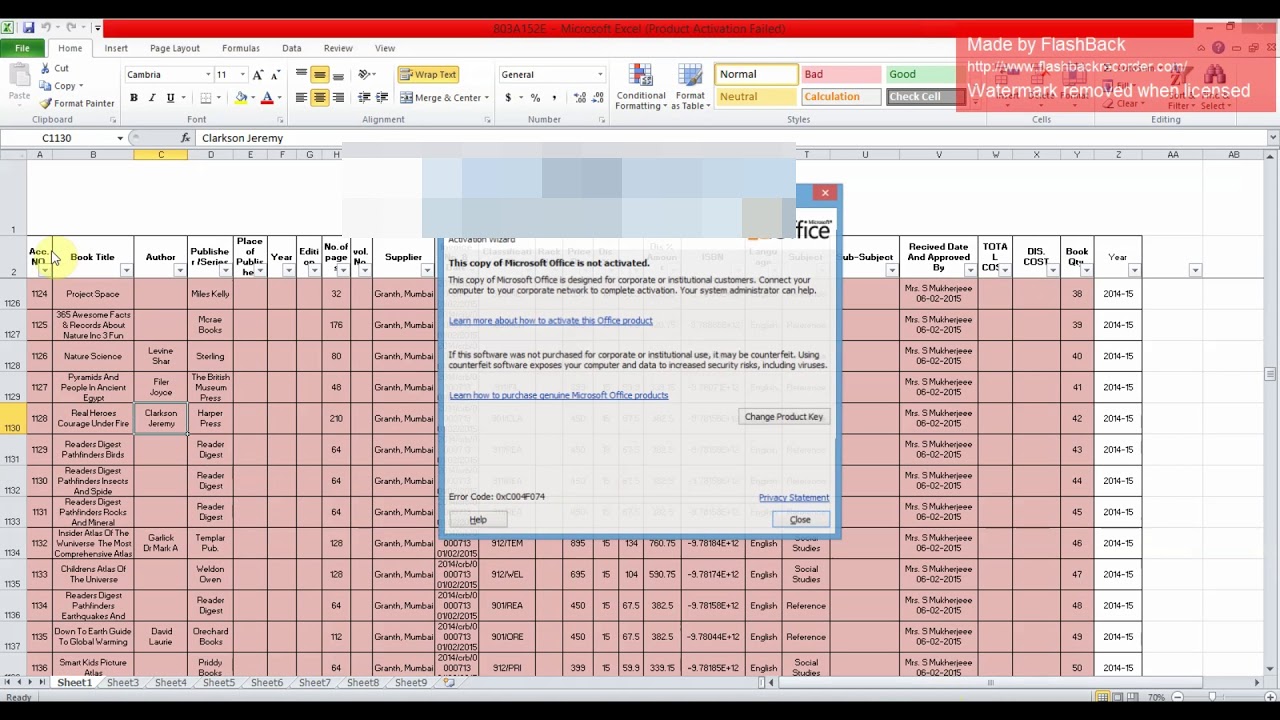 How To Make Library Excel Sheet Accession Register YouTube How To Make Library Excel Sheet Accession Register YouTube
