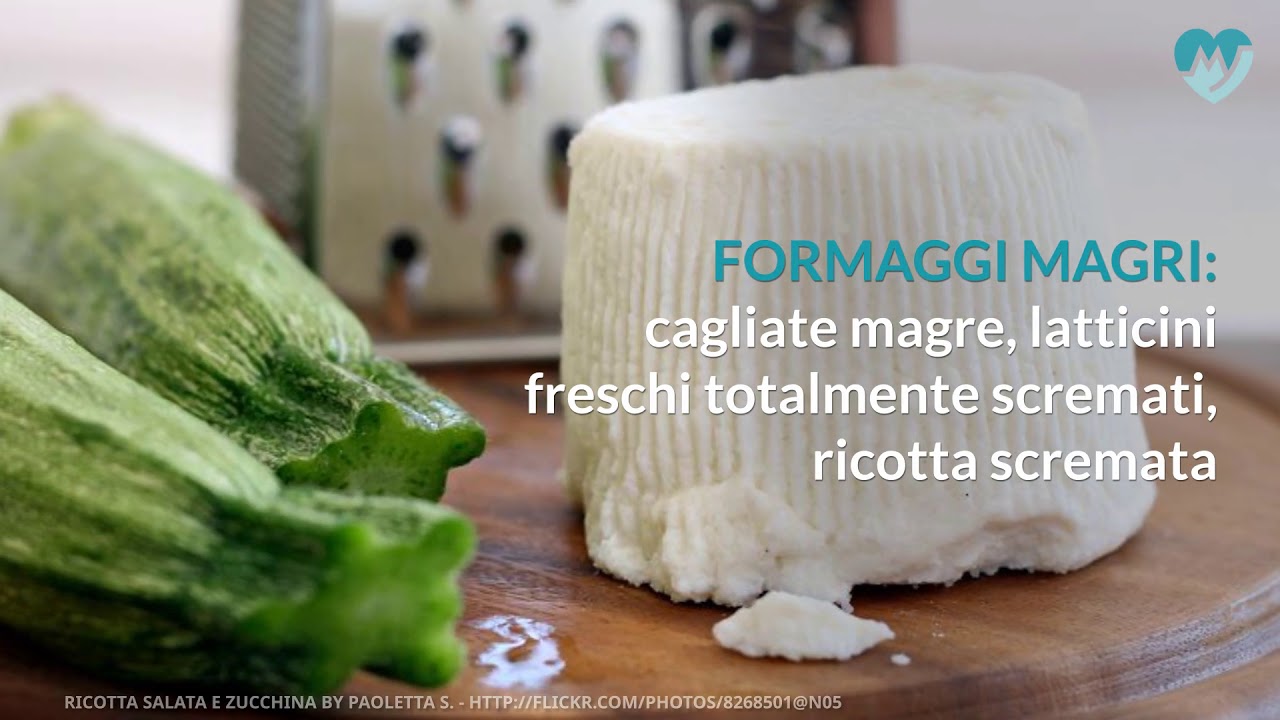 Formaggi magri e leggeri: quali sono? - YouTube