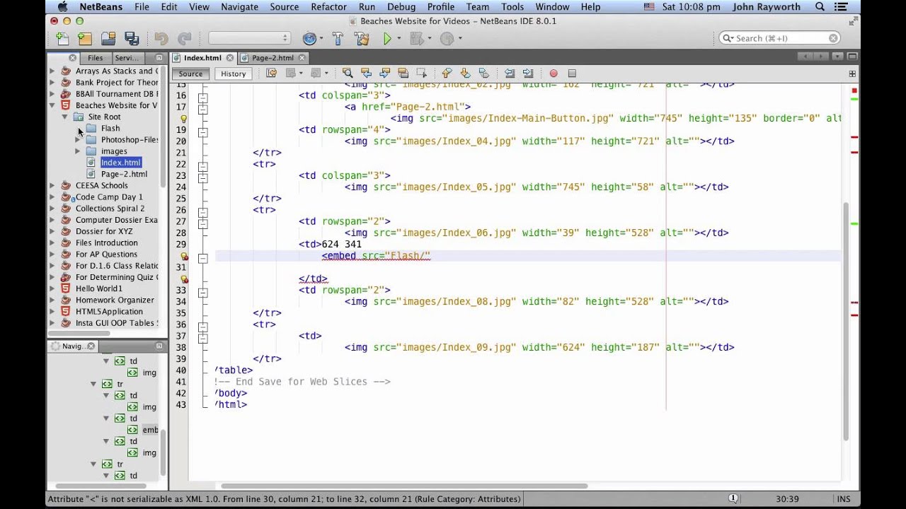 Flash for Web 4B - Flash Button Embedded - YouTube