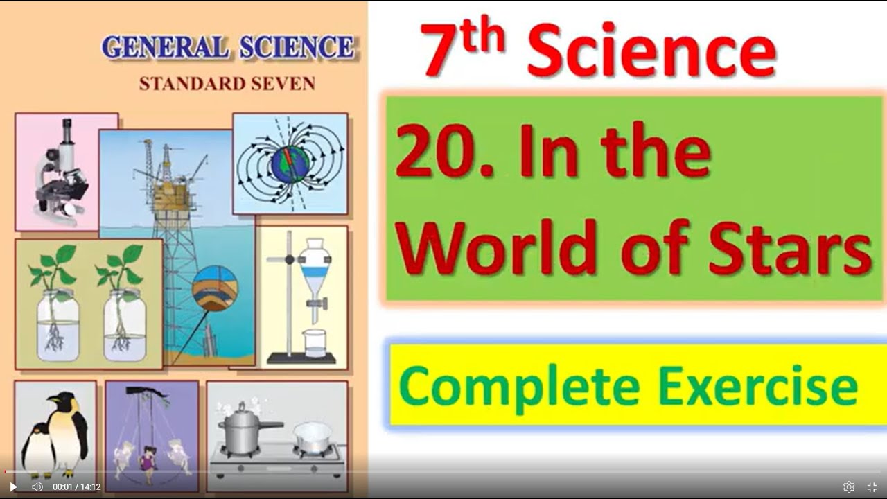 Exercise 20 In the World of Stars class 7 Science । Question answer in ...