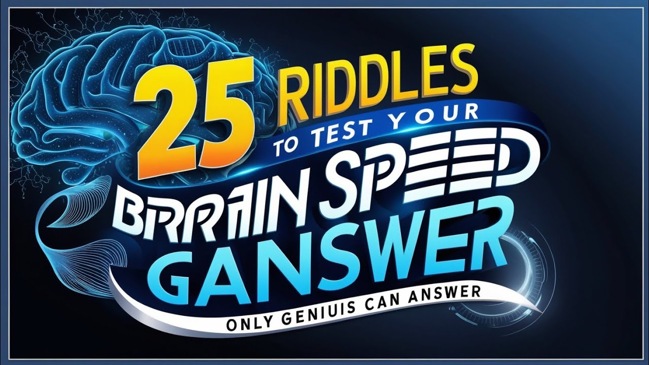 25 riddles that will test your brain speed | only genius can answer # ...