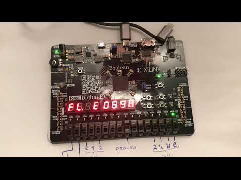 3‐Floor Elevator Simulation on Boolean XILINX‐ board,FPGA - YouTube
