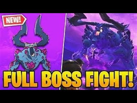 Fortnite Full boss fight!! (Storm King) - YouTube