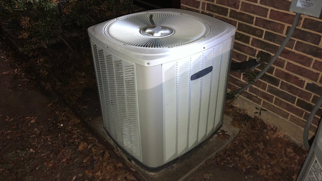 2003 3-Ton Trane XB12 Heat Pump - Startup/Shutdown & Full Defrost Cycle ...