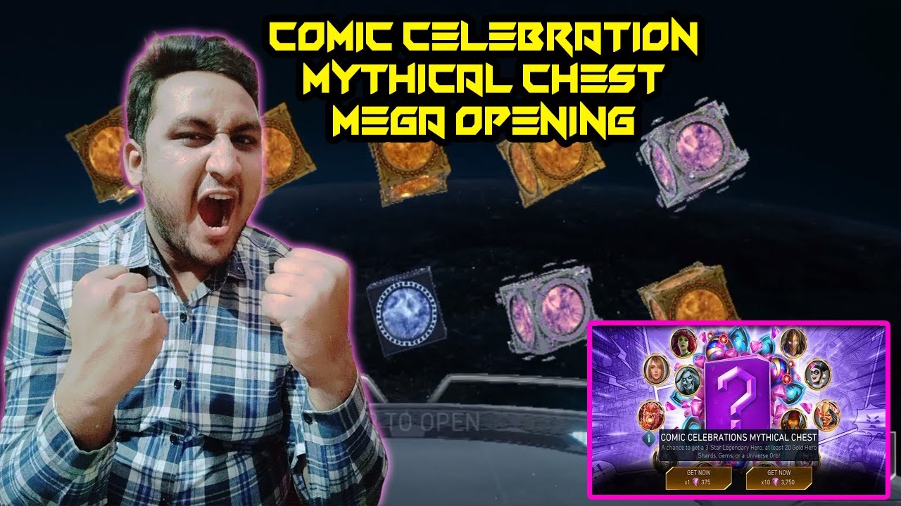 COMIC CELEBRATION MYTHICAL CHEST | MEGA CHEST OPENING | INJUSTICE 2 ...