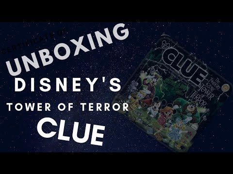 UNBOXING DISNEY'S TOWER OF TERROR CLUE