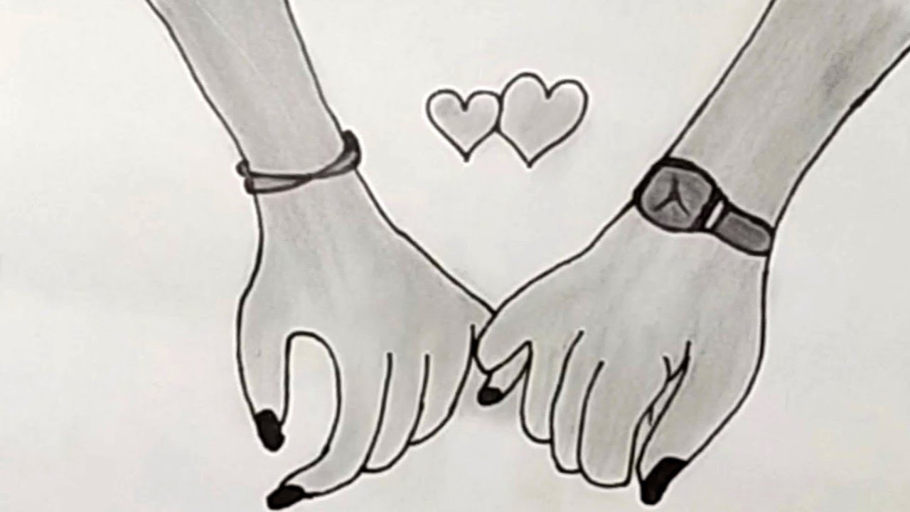 Couple hand drawing art by pencil - Hand drawing || #drawing - YouTube