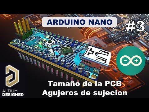 3. Arduino Nano en Altium Designer - Tamaño de la PCB y agujeros de ...