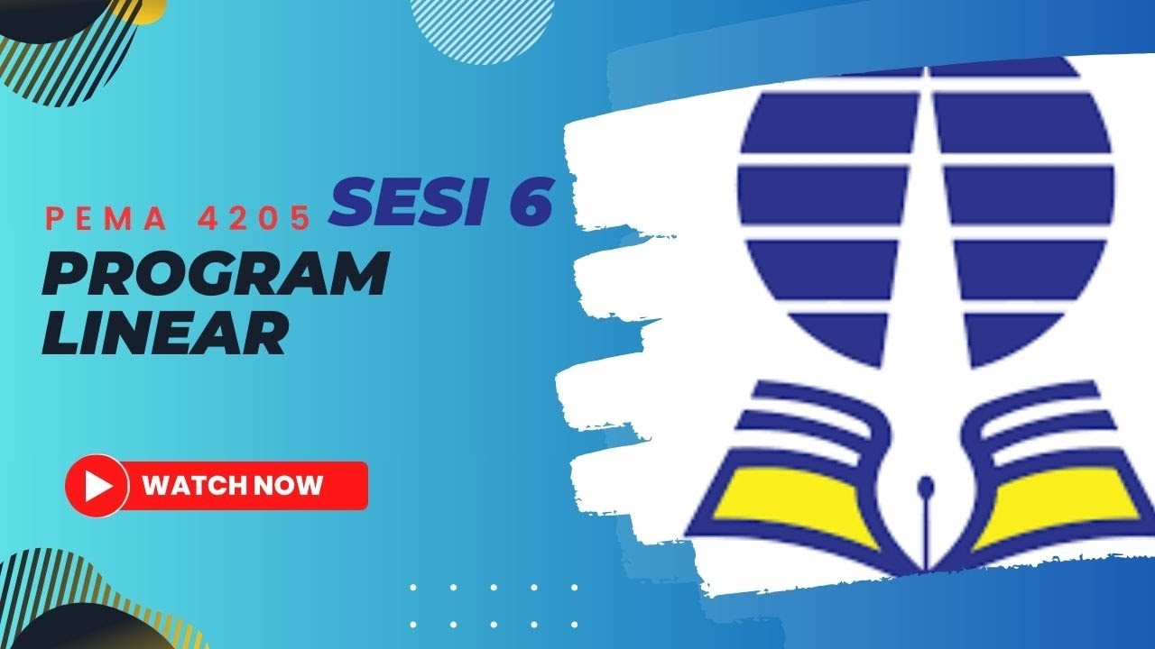 Video Sesi 6 Program Linear - YouTube