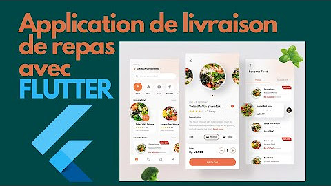 Créer une application de livraison de repas avec Flutter - YouTube