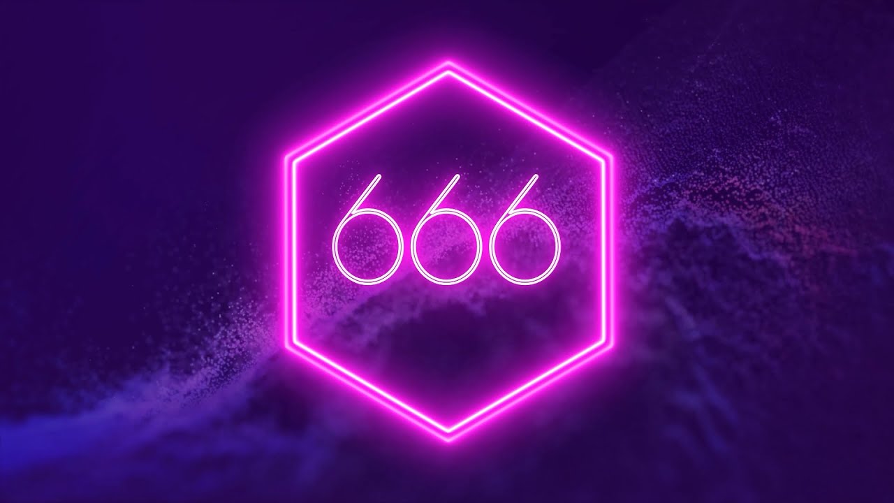 Pink neon timer 666 seconds sota turn countdown - YouTube