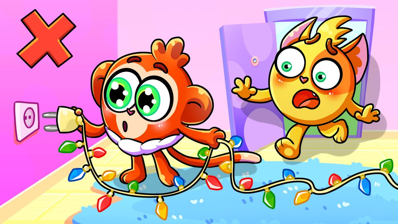 Watch Out For Danger! 😿 | Safety for Kids | Play Safe Song | Kids Songs ...