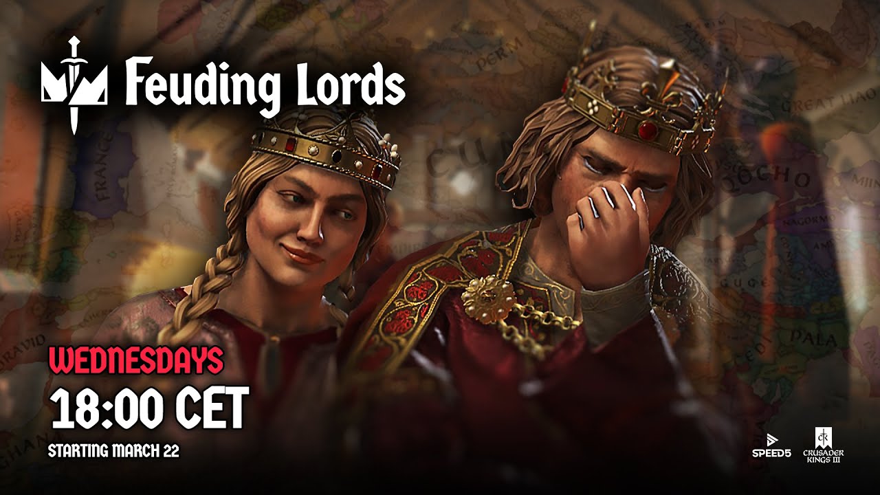 ¡Participando en un evento de Paradox! CK3 Feuding Lords - YouTube
