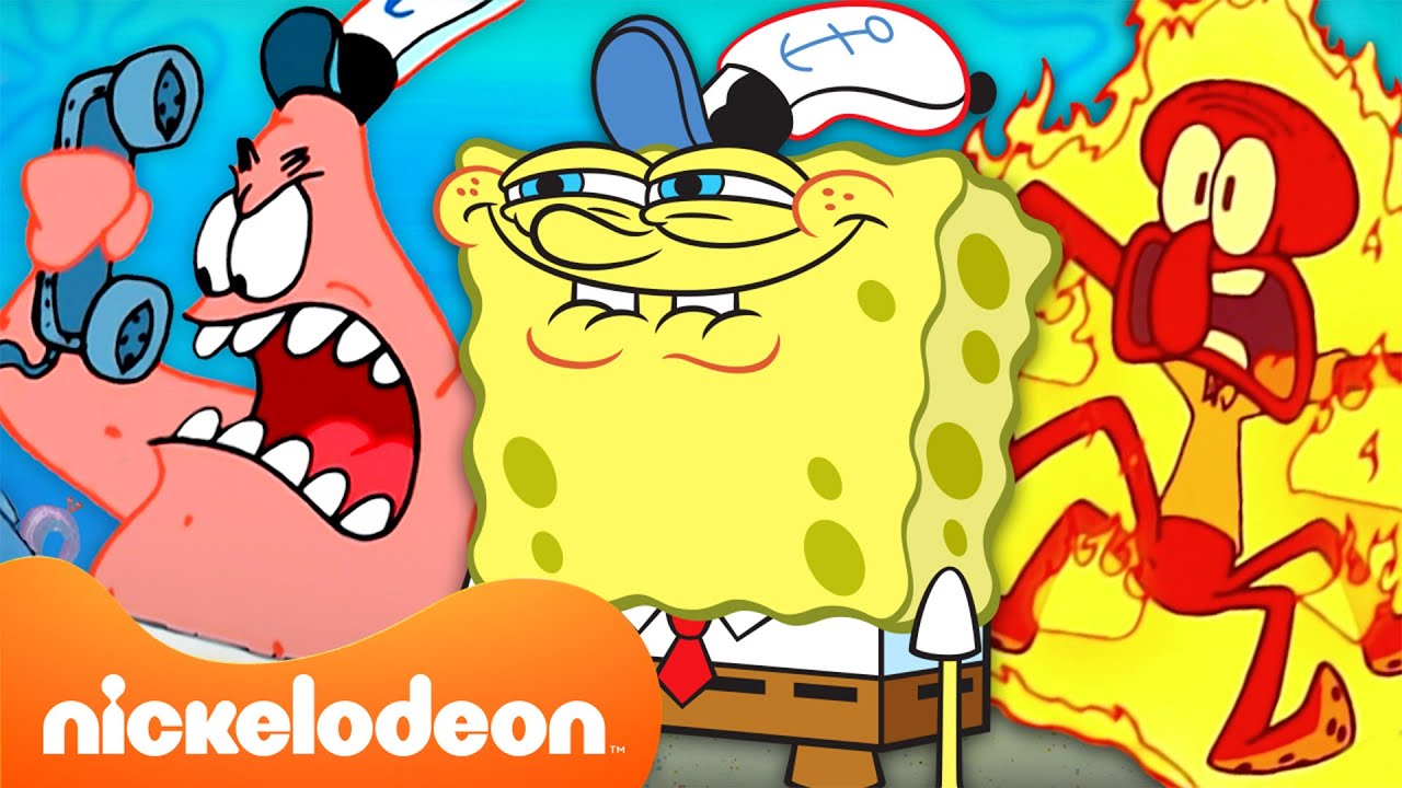 SpongeBob | 55 MINUTEN mit klassischen SpongeBob-Momenten ...