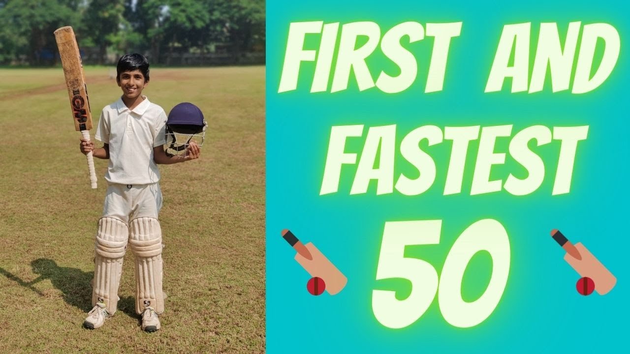First And Fastest 50 Runs | Half Century 👍 - YouTube