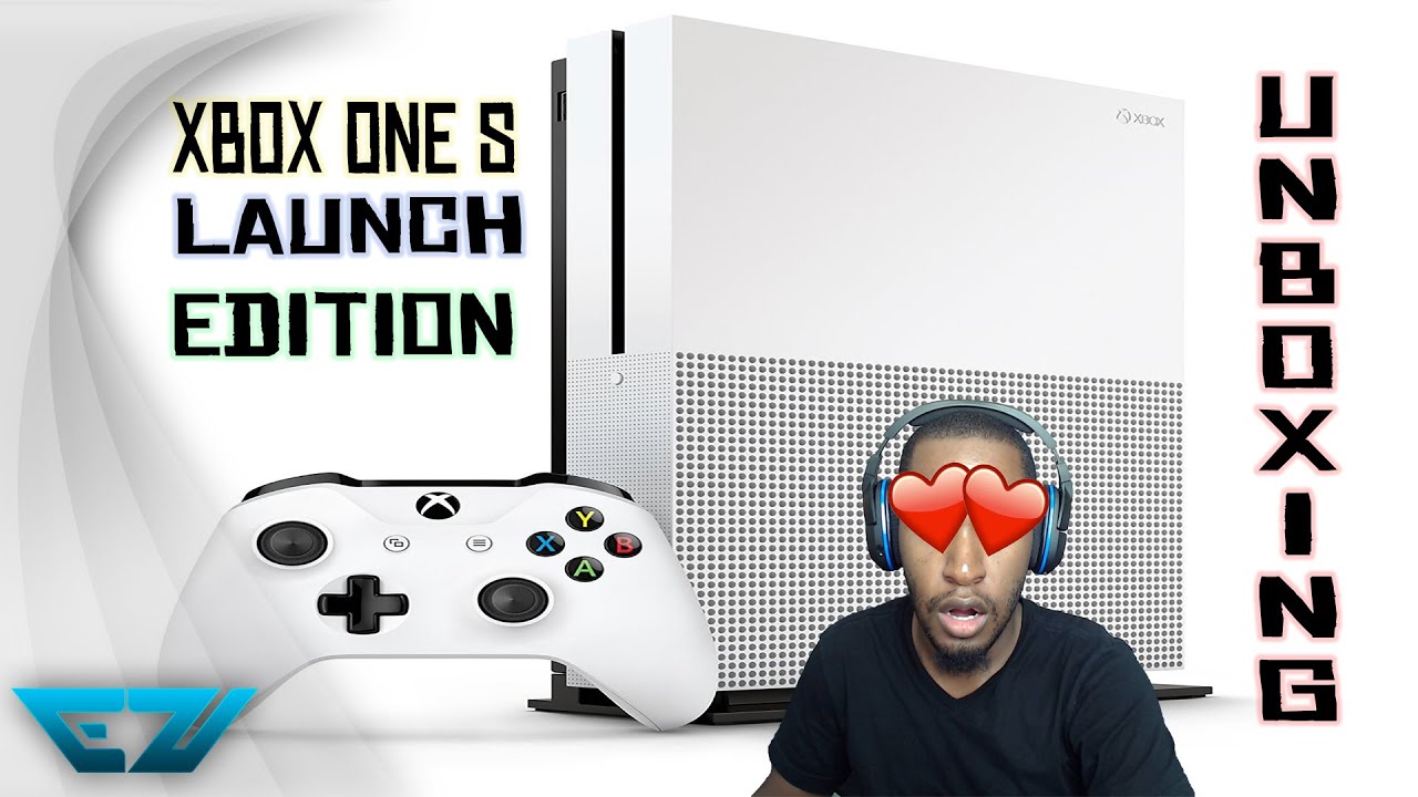 XBOX ONE S LAUNCH EDITION UNBOXING W/ VERTICAL STAND - YouTube