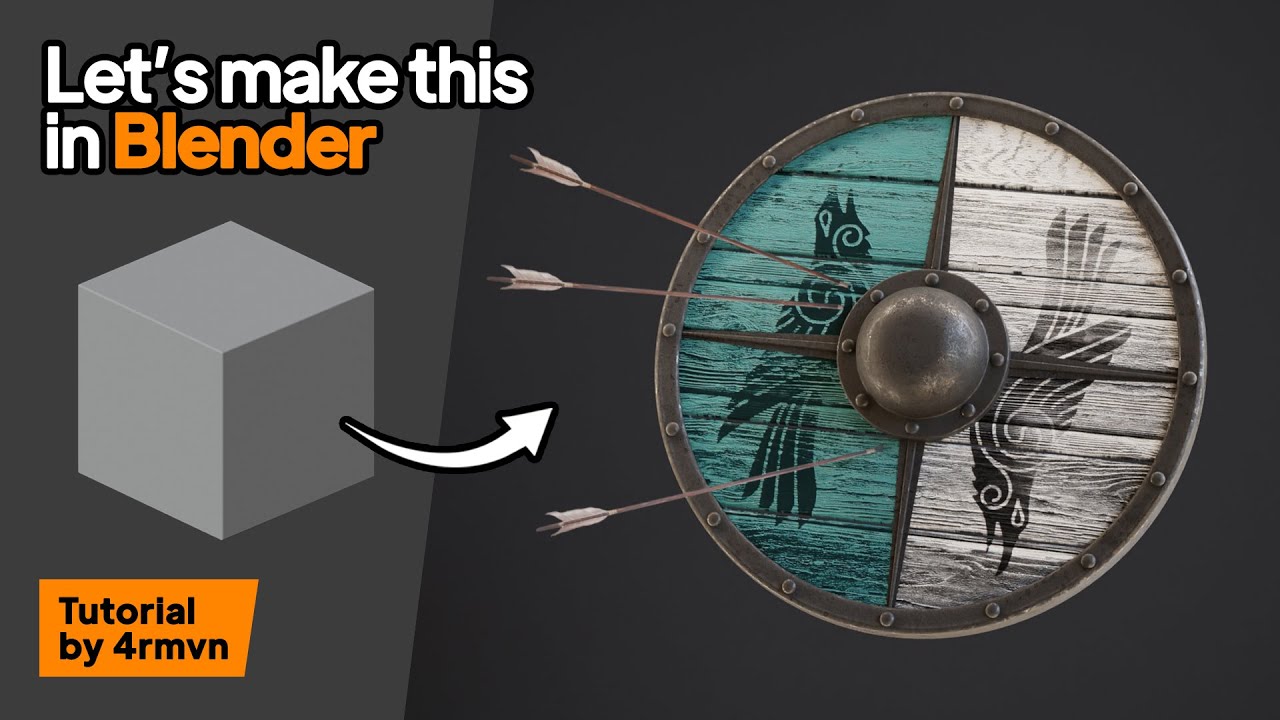 "Making a 3D Viking Shield in Blender" - YouTube