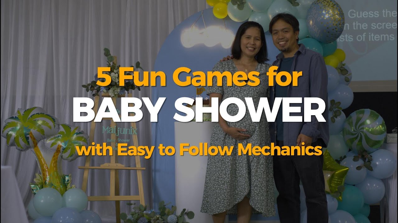 5 Fun Games for Baby Shower with Easy to Follow Game Mechanics - YouTube