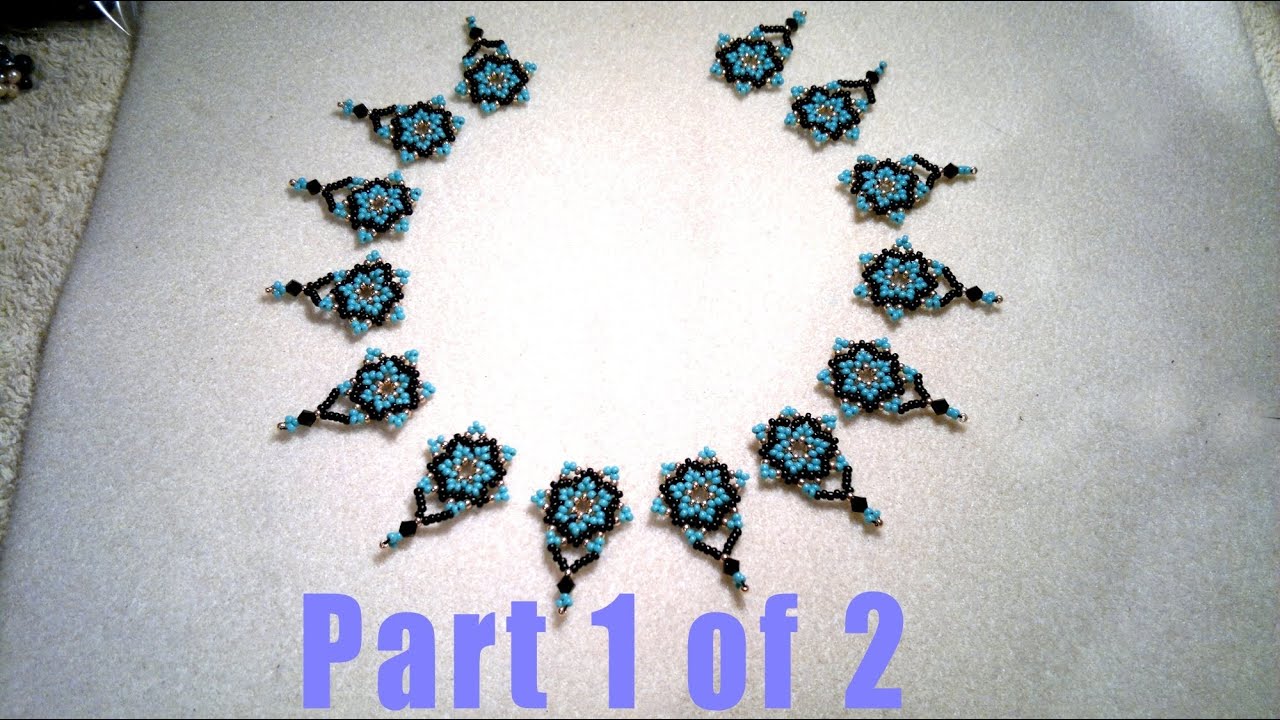 Beading4perfectionists : Netted Necklace design in the making, part 1 ...