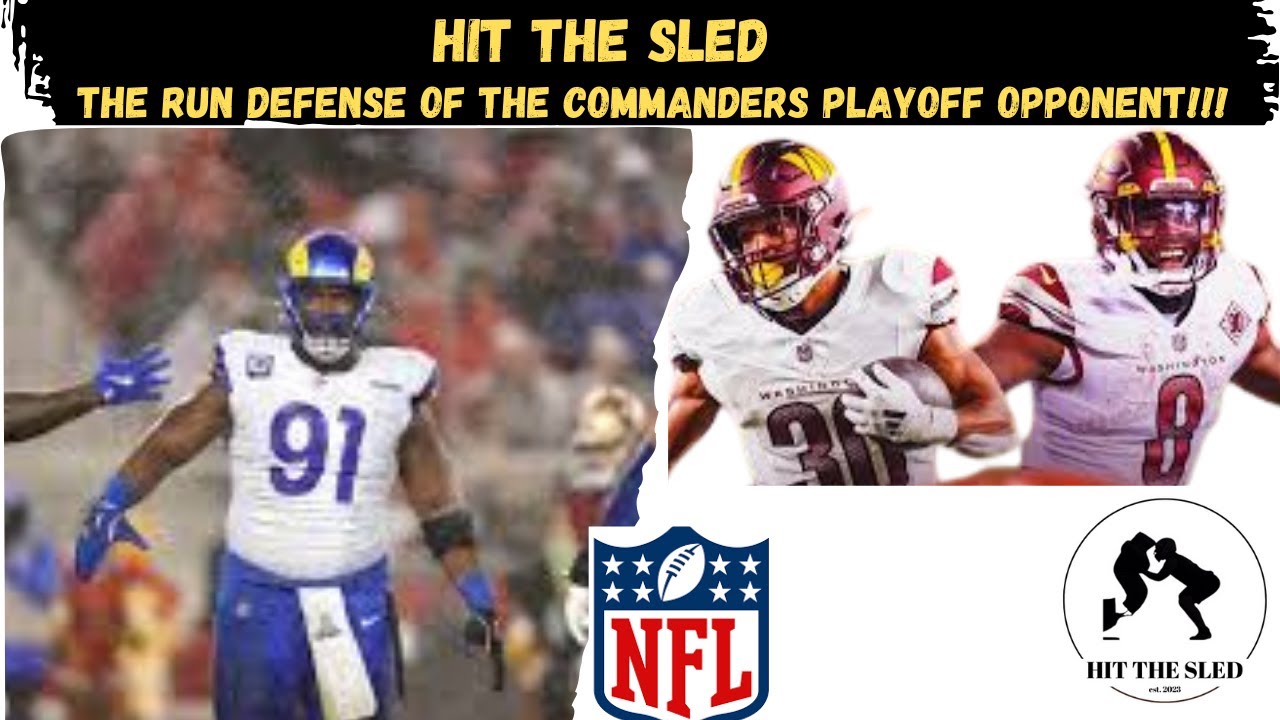 Hit The Sled Commanders' Run Game Strategy Against the LA Rams - YouTube