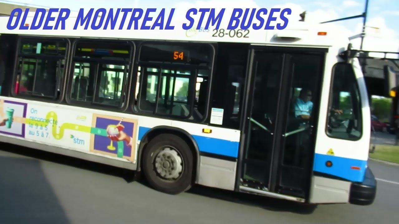 JULY 14 - 25 2022 OLDER MONTREAL STM BUSES - YouTube