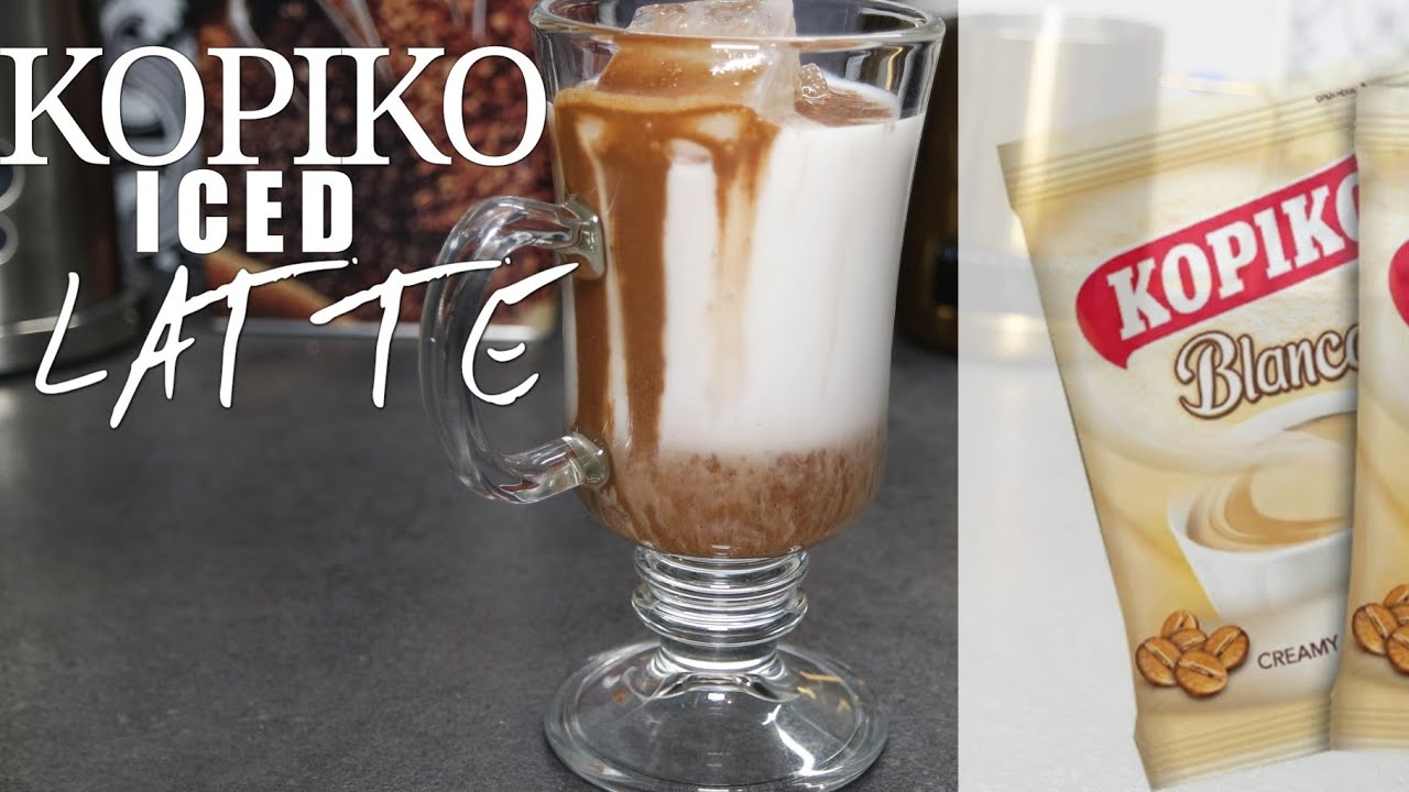 Kopiko Iced Latte|Refreshing coffee drink for summer - YouTube