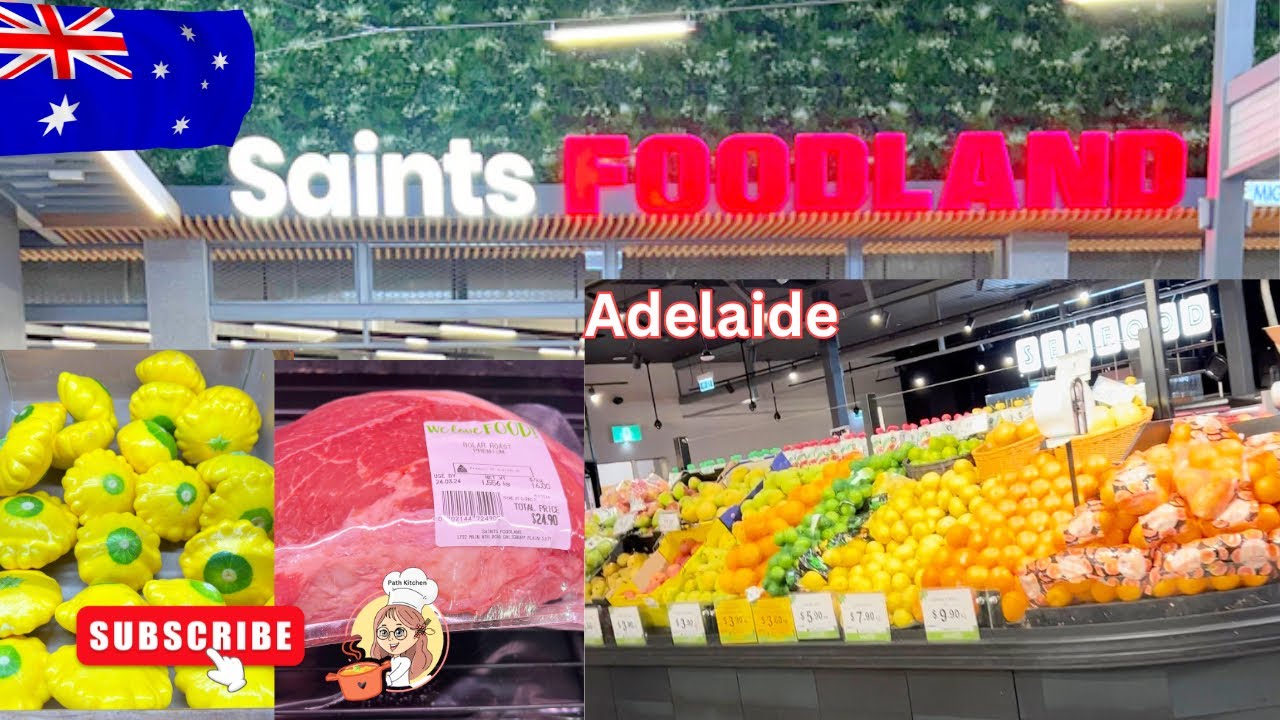 Saints Foodland at Adelaide ដើរផ្សារ Saints Foodland នៅរដ្ឋAdelaide ...