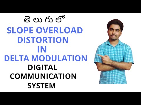 SLOPE OVERLOAD DISTORTION in Telugu ll DELTA MODULATION - YouTube