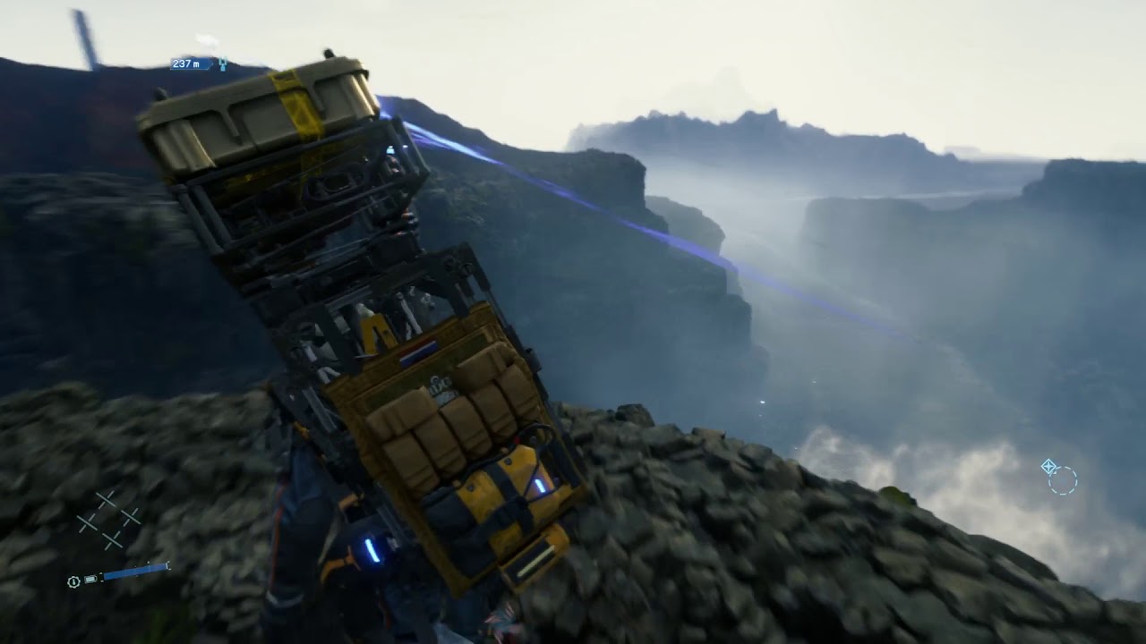 Death Stranding Waterfall Zipline - YouTube