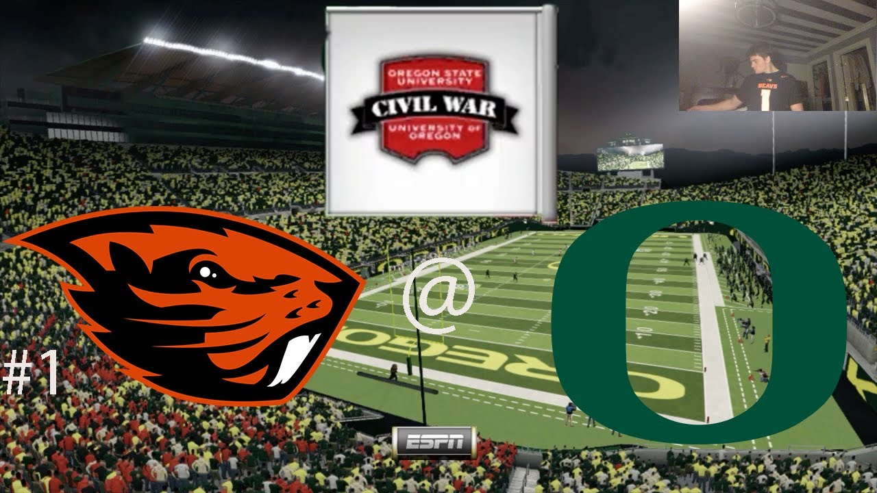 THE GREATEST NCAA 14 GAME EVER PLAYED! | Oregon State NCAA 14 Football ...