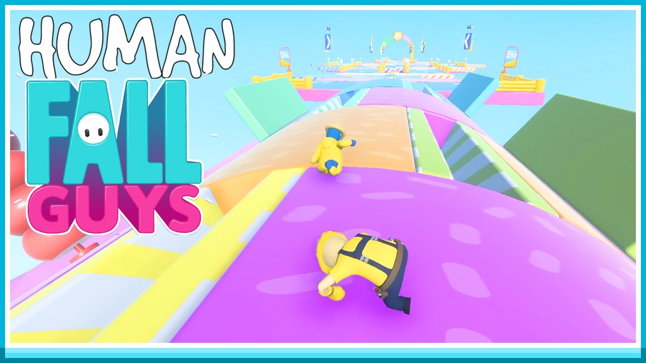 HUMAN FALL GUYS! - Human Fall Flat med Hubbe! - YouTube