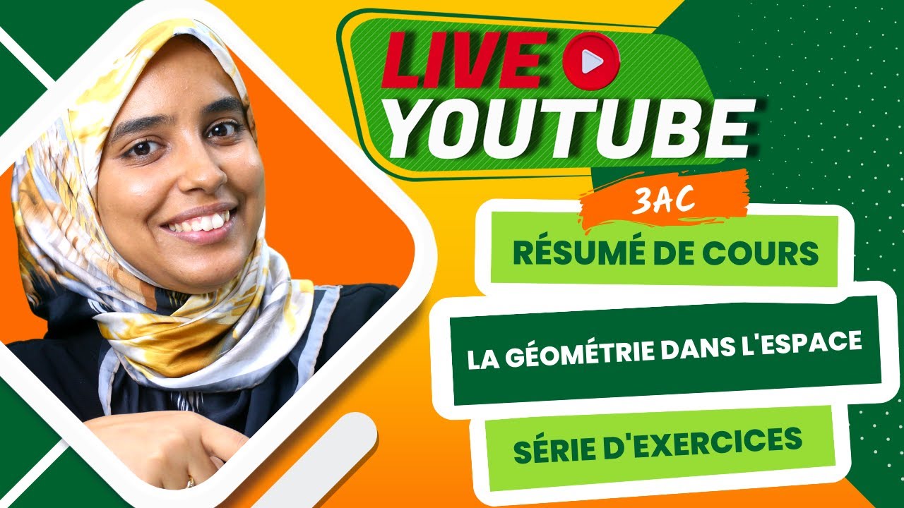 3AC Maths | La géométrie dans l'espace : résumé de cours + Série d ...
