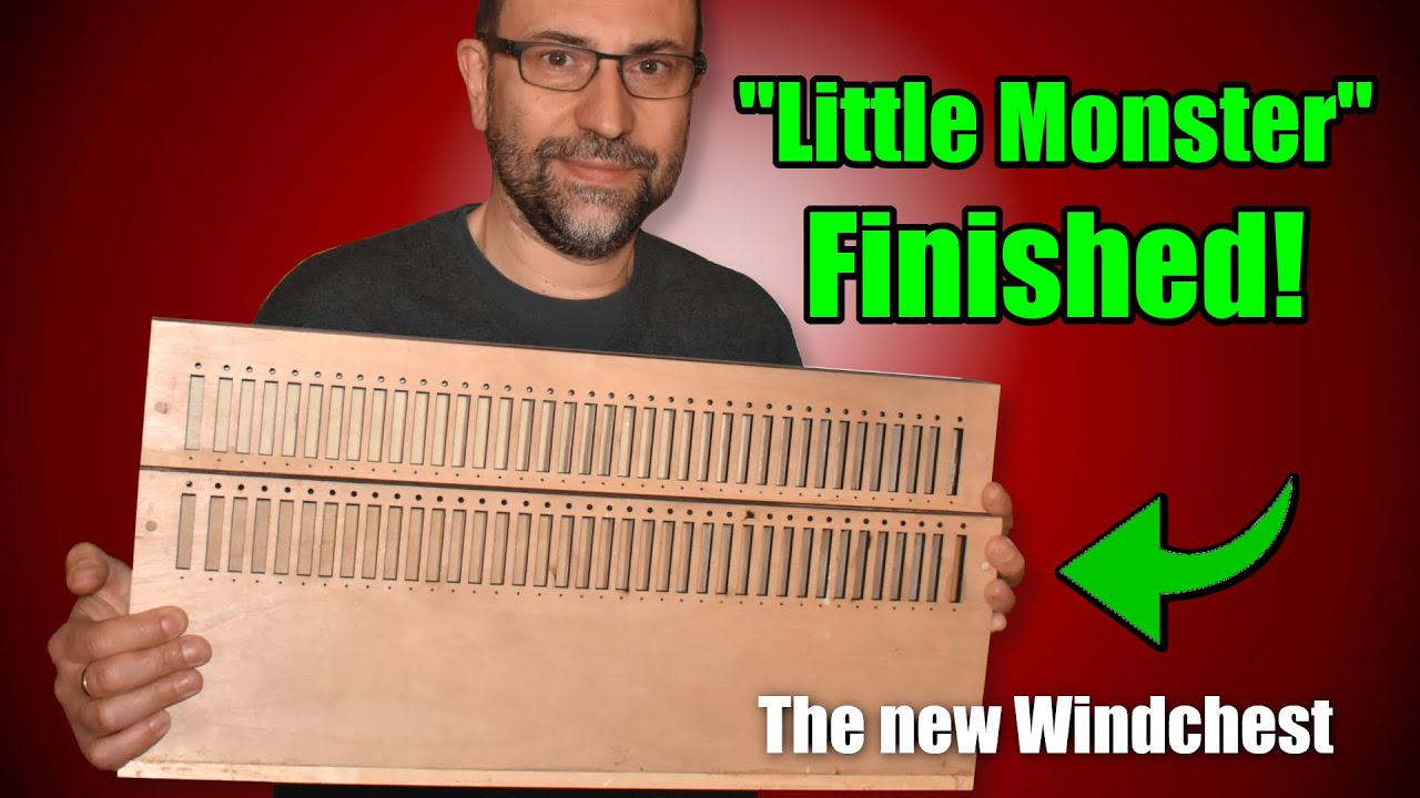 #3 Building a Homemade Positive Organ | windchest part2 - YouTube