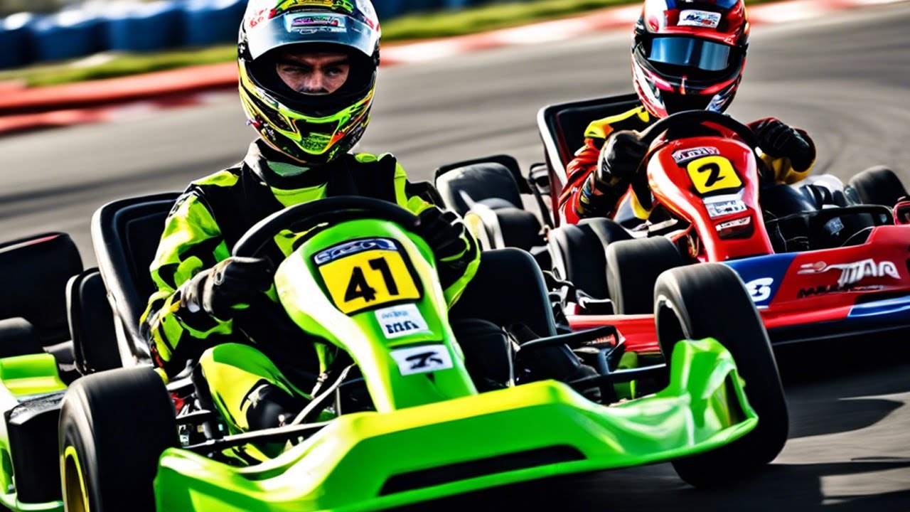 13 Aggressive kart racing - YouTube