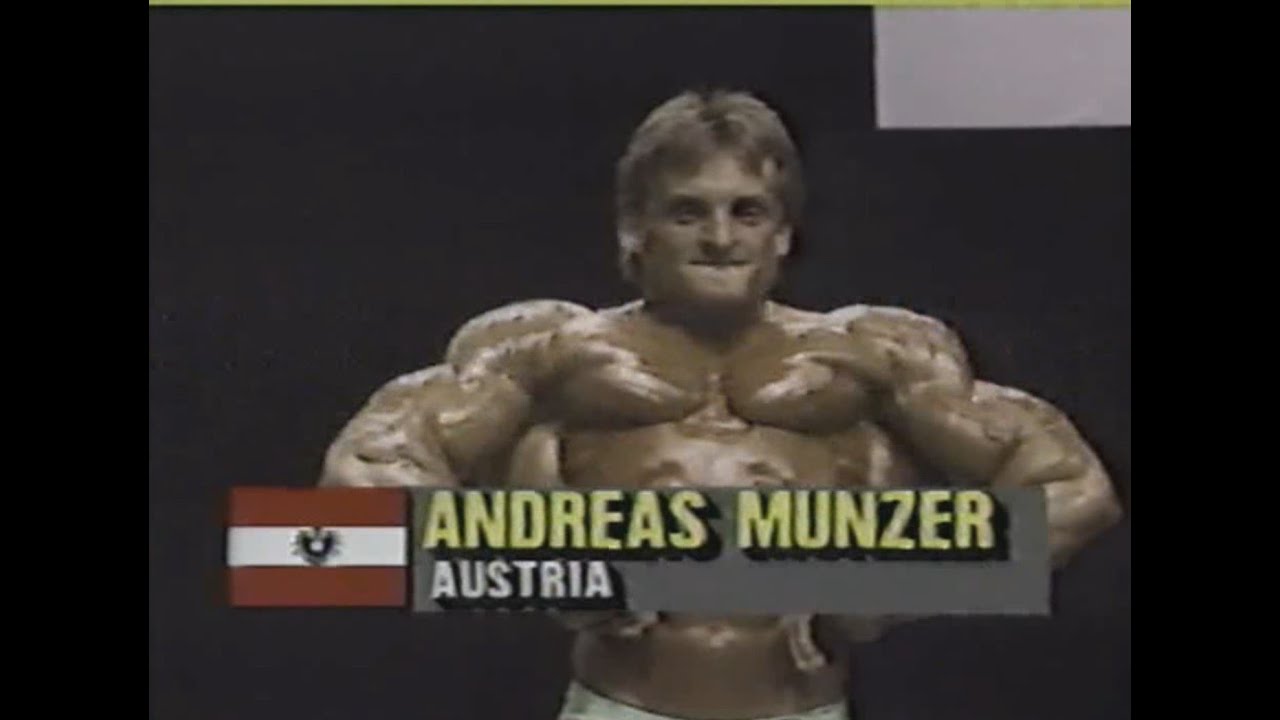 Andreas Munzer - 1987 IFBB Mr. Universe - 3rd Place & Posedown - YouTube