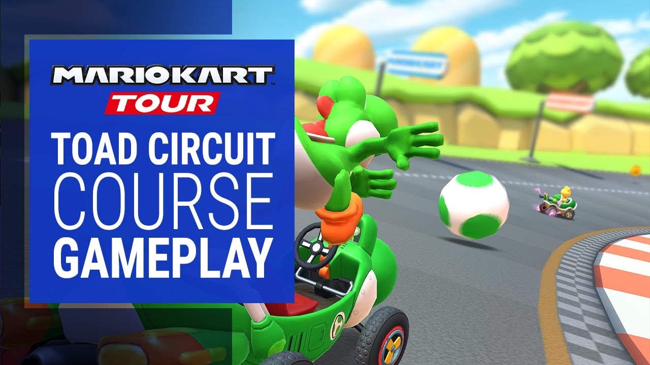 Mario Kart Tour - Toad Circuit Course Gameplay - YouTube