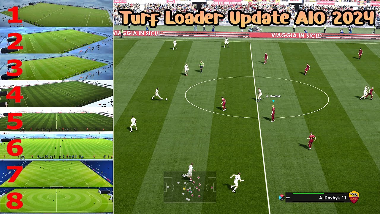 Turf Loader Update AIO 2024 - PES 2021 & Football Life 2024 - YouTube