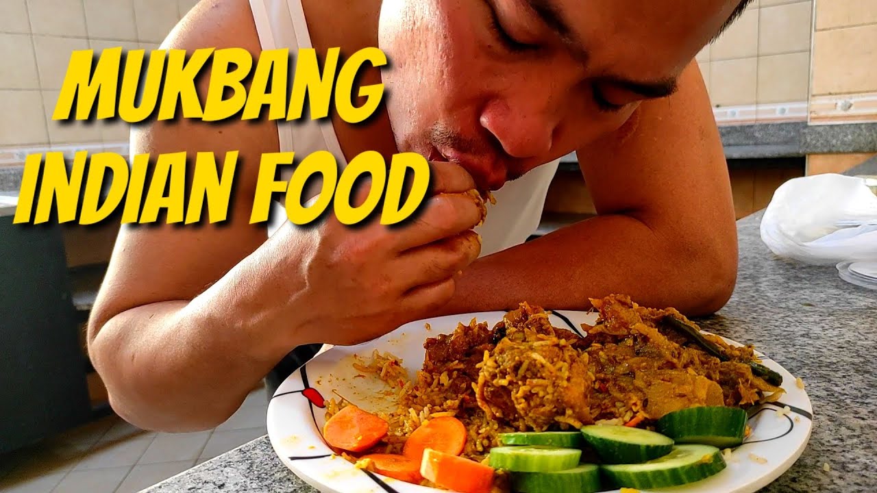 ASMR MUKBANG Filipino try eating spicy Indianfood see what happened? || kuya Roger vlog - YouTube
