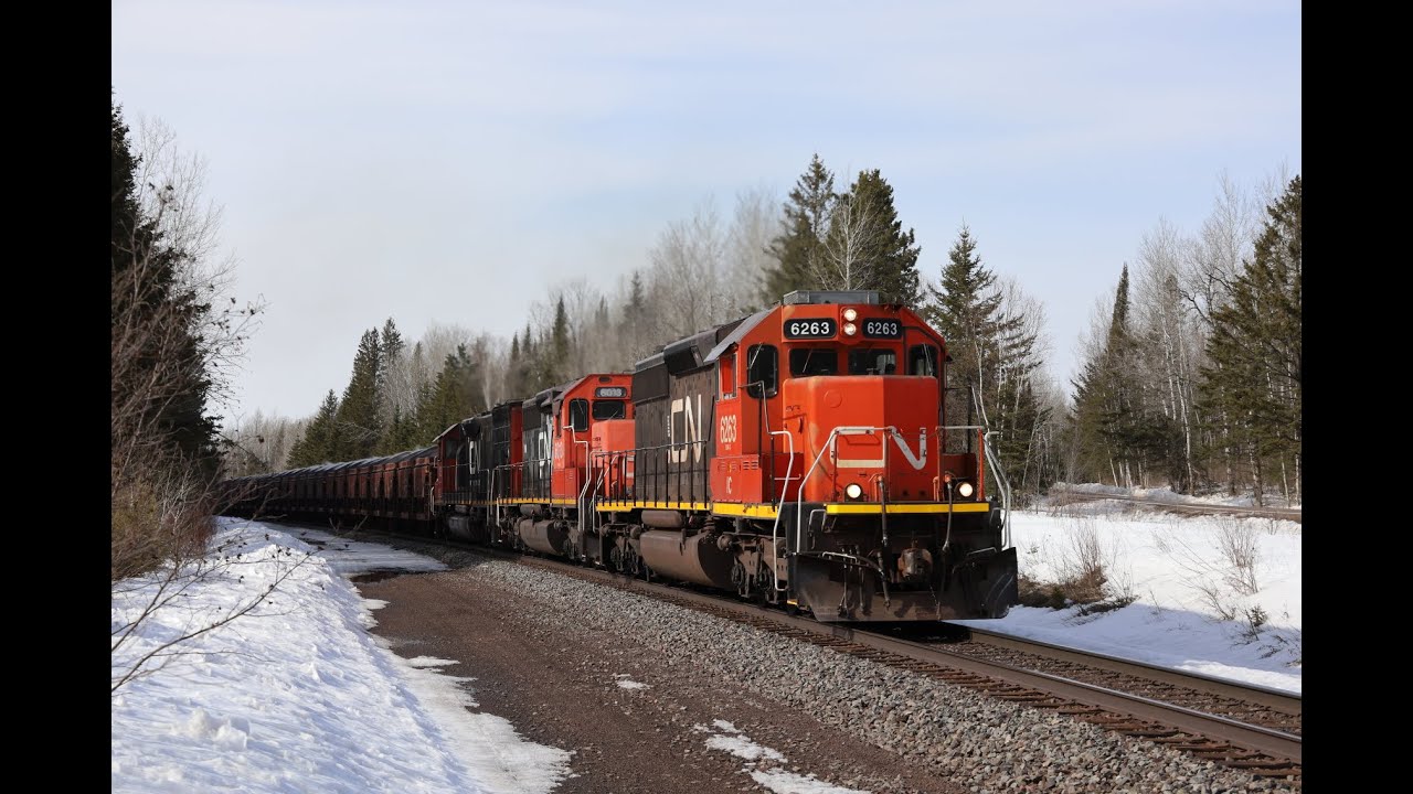 The U717 climbs up the hills of the Iron Range - YouTube