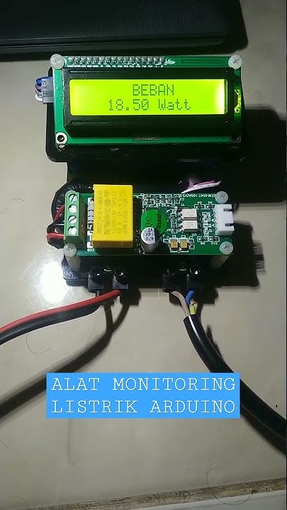 Alat monitoring listrik arduino - YouTube