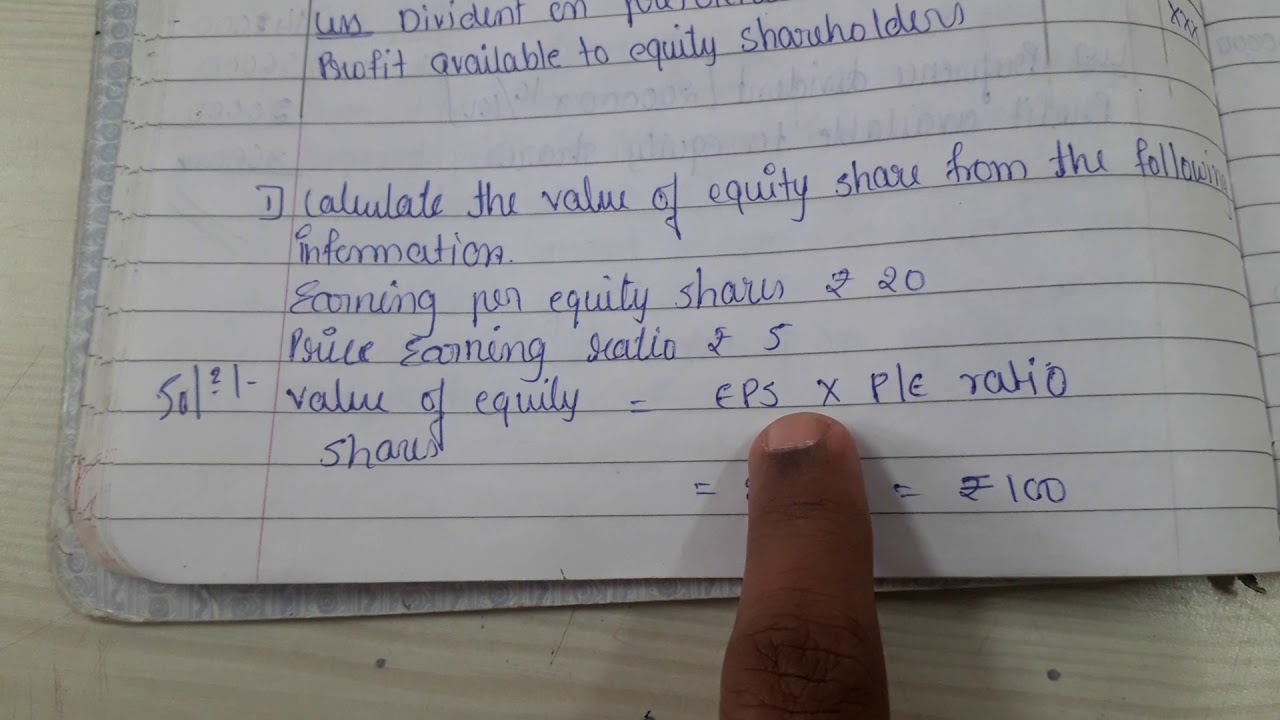 corporate accounting valuation of shares - YouTube